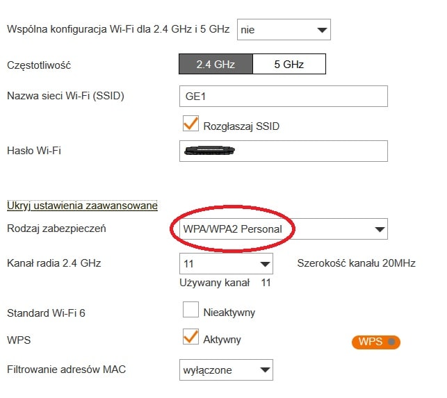 Funbox 7 Orange – jak ustawić i wybrać typ zabezpieczeń Wi-Fi WPA/WPA2 ...
