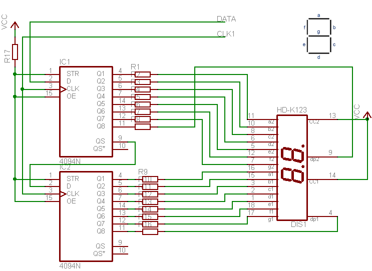 Podłączenie wyświetlacza LED do uC przez 74ls247? - elektroda.pl