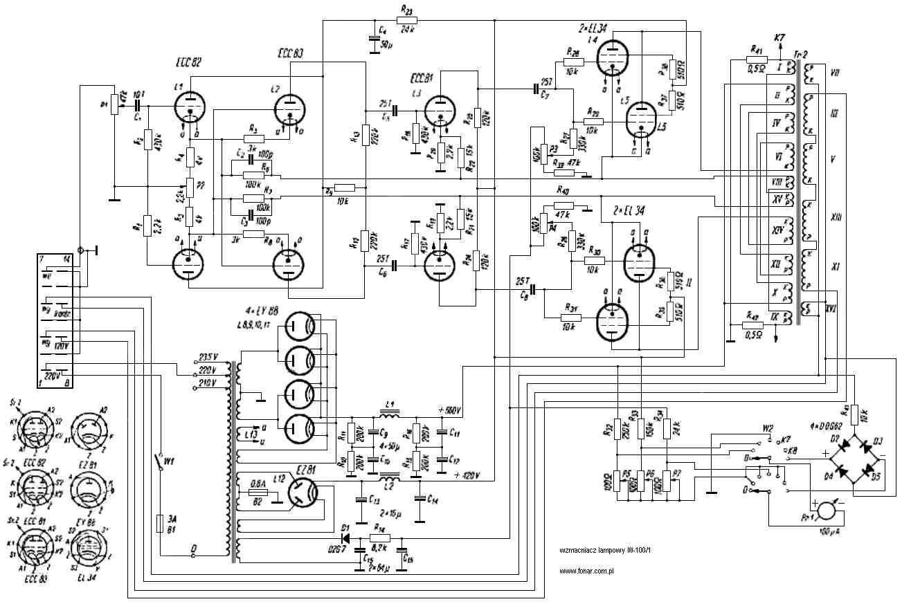 Czy prostownik na 4*PY88 wystarczy do zasilenia 2 EL84 i 2 ECC85?