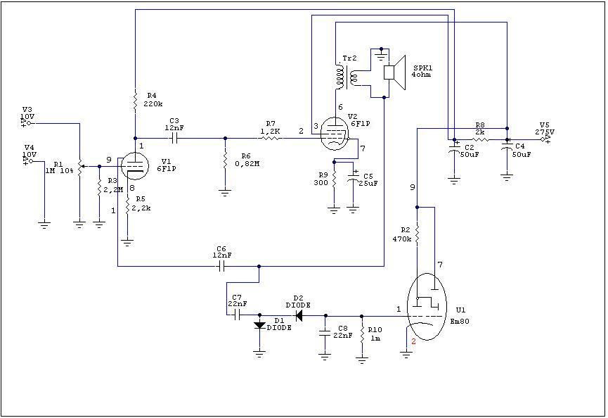 Ocena projektu wzmacniacza na lampie 6F1P - opinie i sugestie
