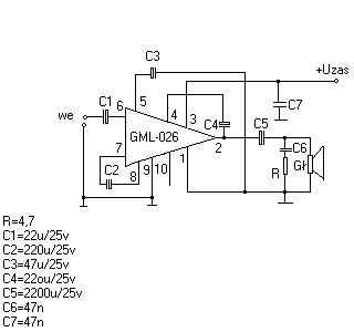 Wzmacniacz na GML-026/2 Problem przy reg. głośności.