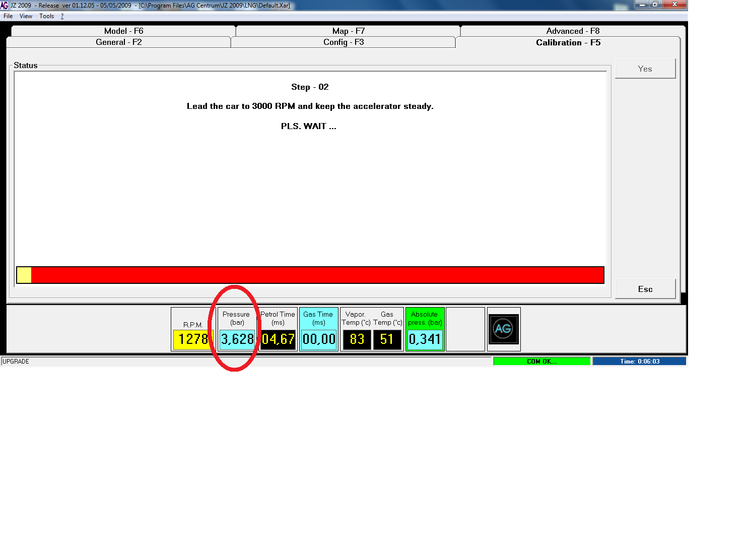 Nieprawidłowe ciśnienie w AG Zenith w Peugeot 806 2.0 89KW, wtryski Valteki